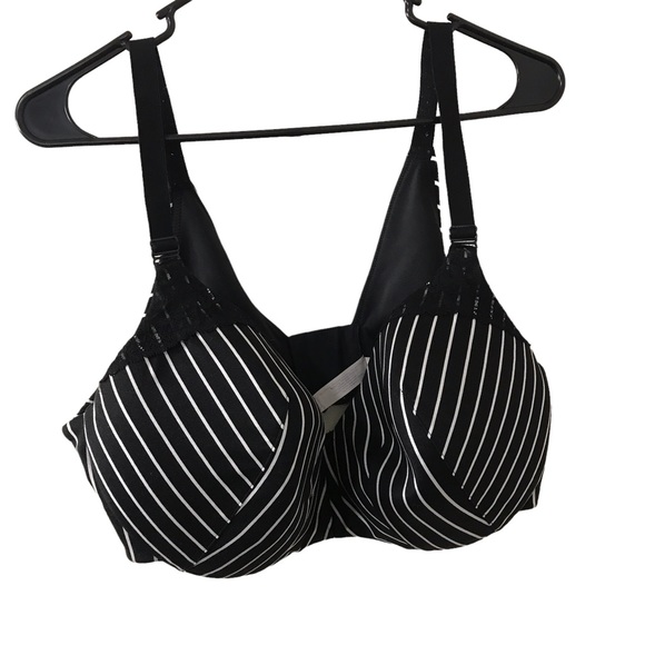 Cacique | Intimates & Sleepwear | Cacique Blackwhite Pinstripe Back ...